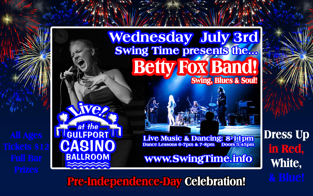 Betty Fox Band 7/3/2019 @ Gulfport Casino Tampa FL